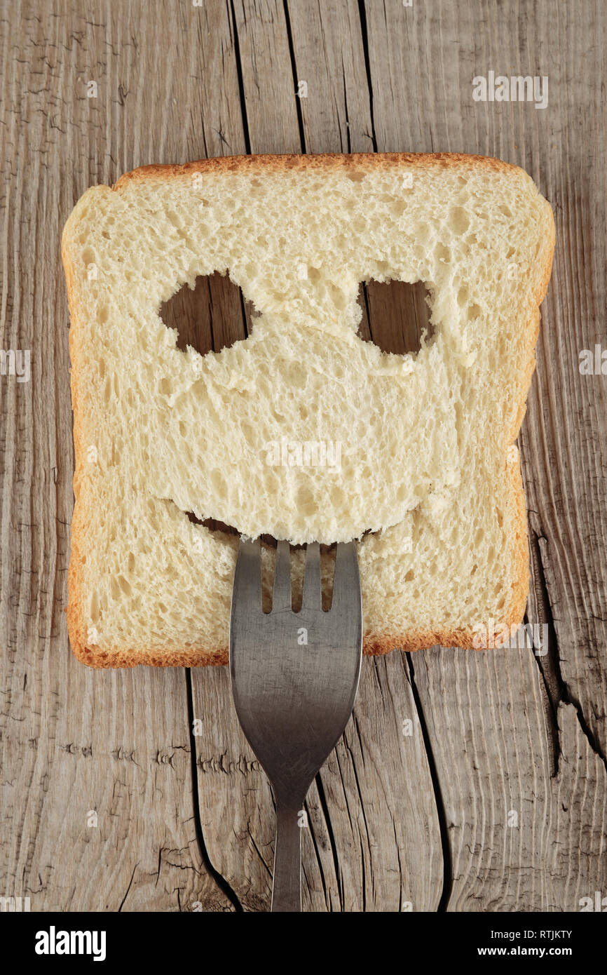 Fork in her mouth hi-res stock photography and images - Alamy