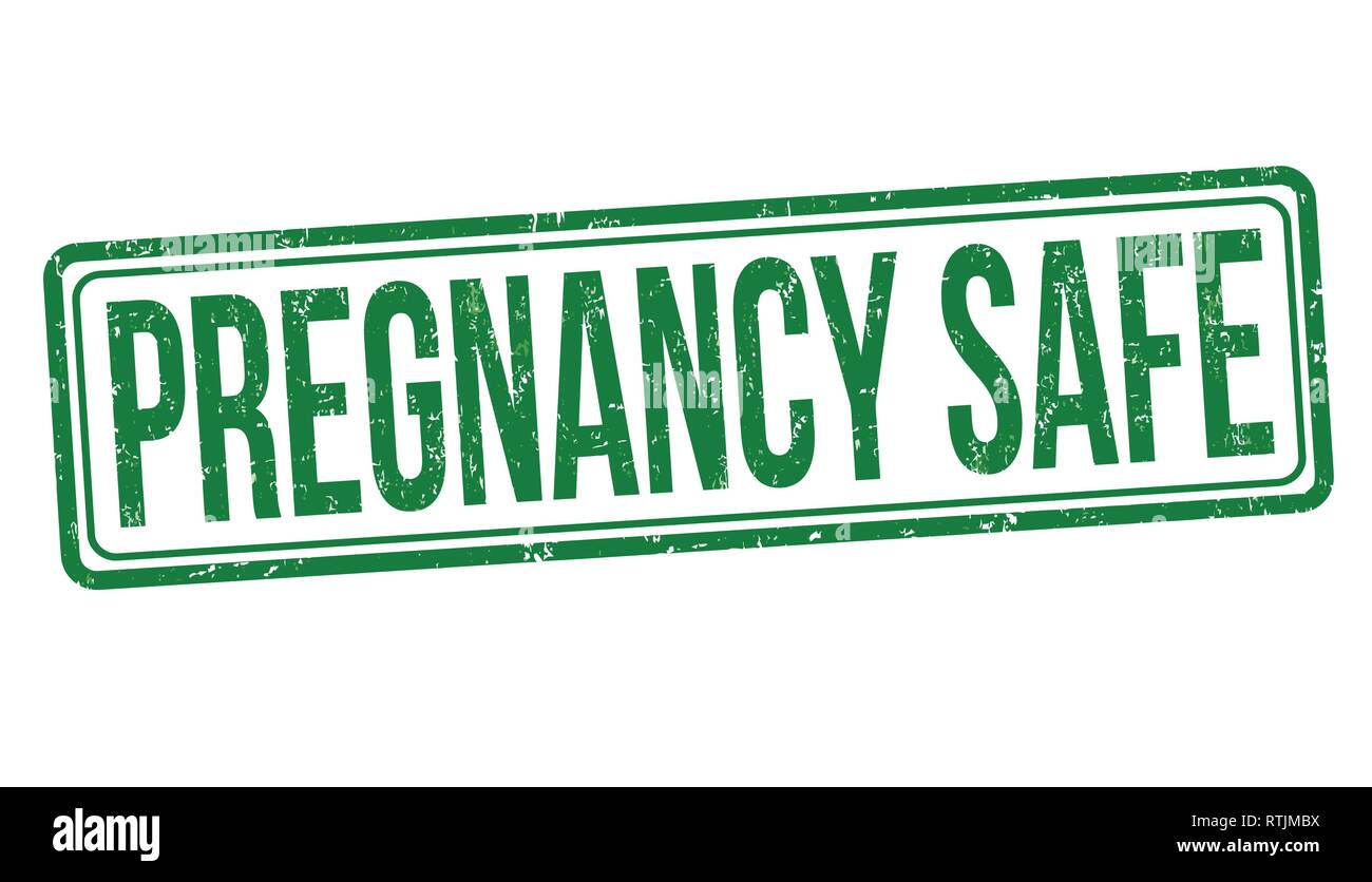 Pregnancy safe sign or stamp on white background, vector illustration ...