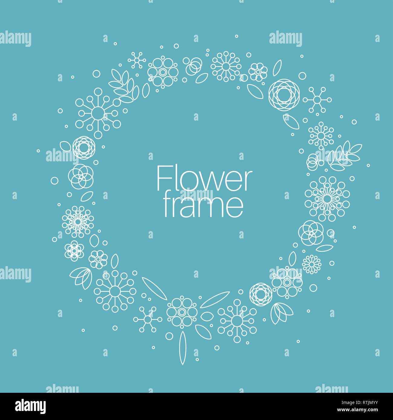 Simple frame made from Stock Vector Images - Alamy