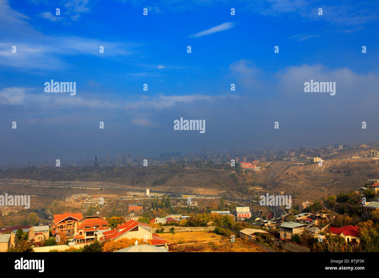 Cityscape of Yerevan, Armenia Stock Photo - Alamy