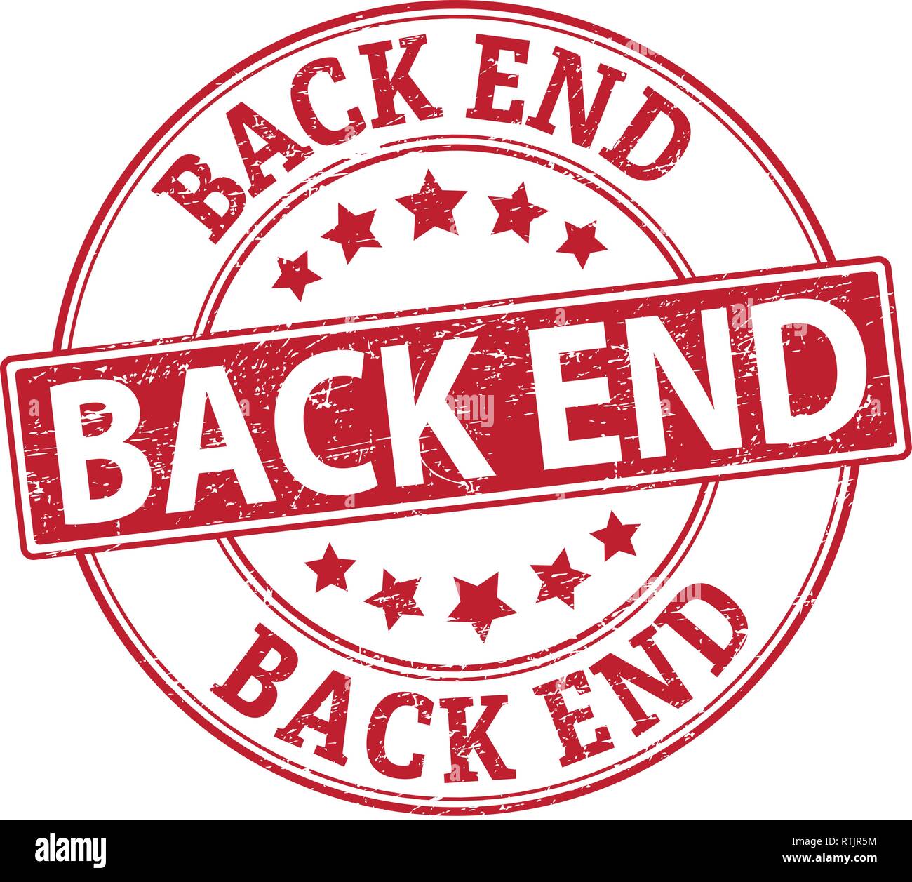 The end stamp Stock Vector Images - Alamy
