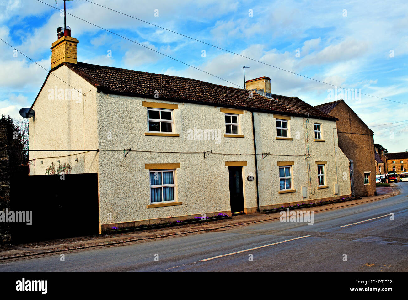 Cottage, Middleham, North Yorkshire, England Stock Photo - Alamy