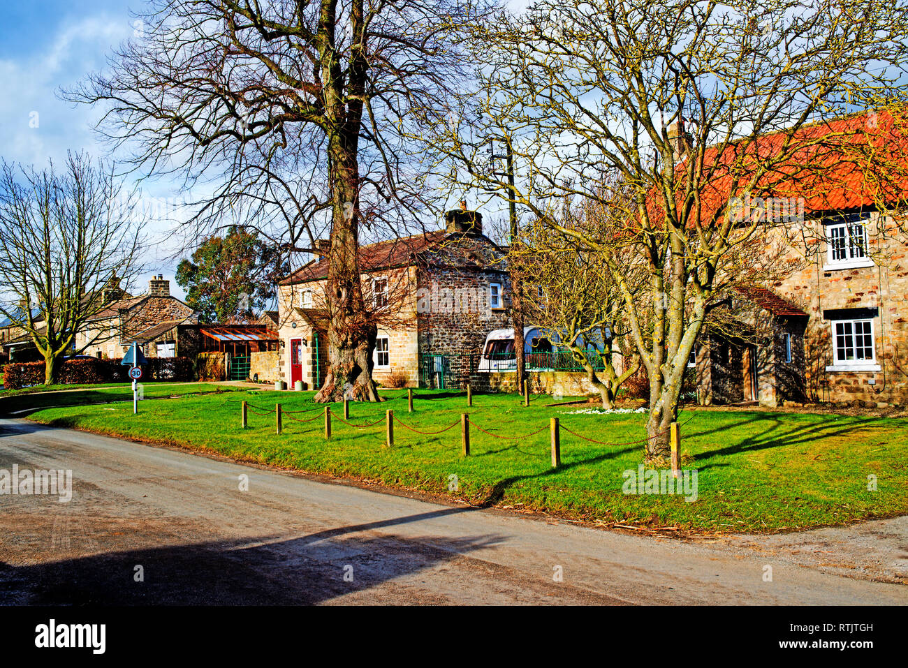 Finghall, North Yorkshire, England Stock Photo - Alamy