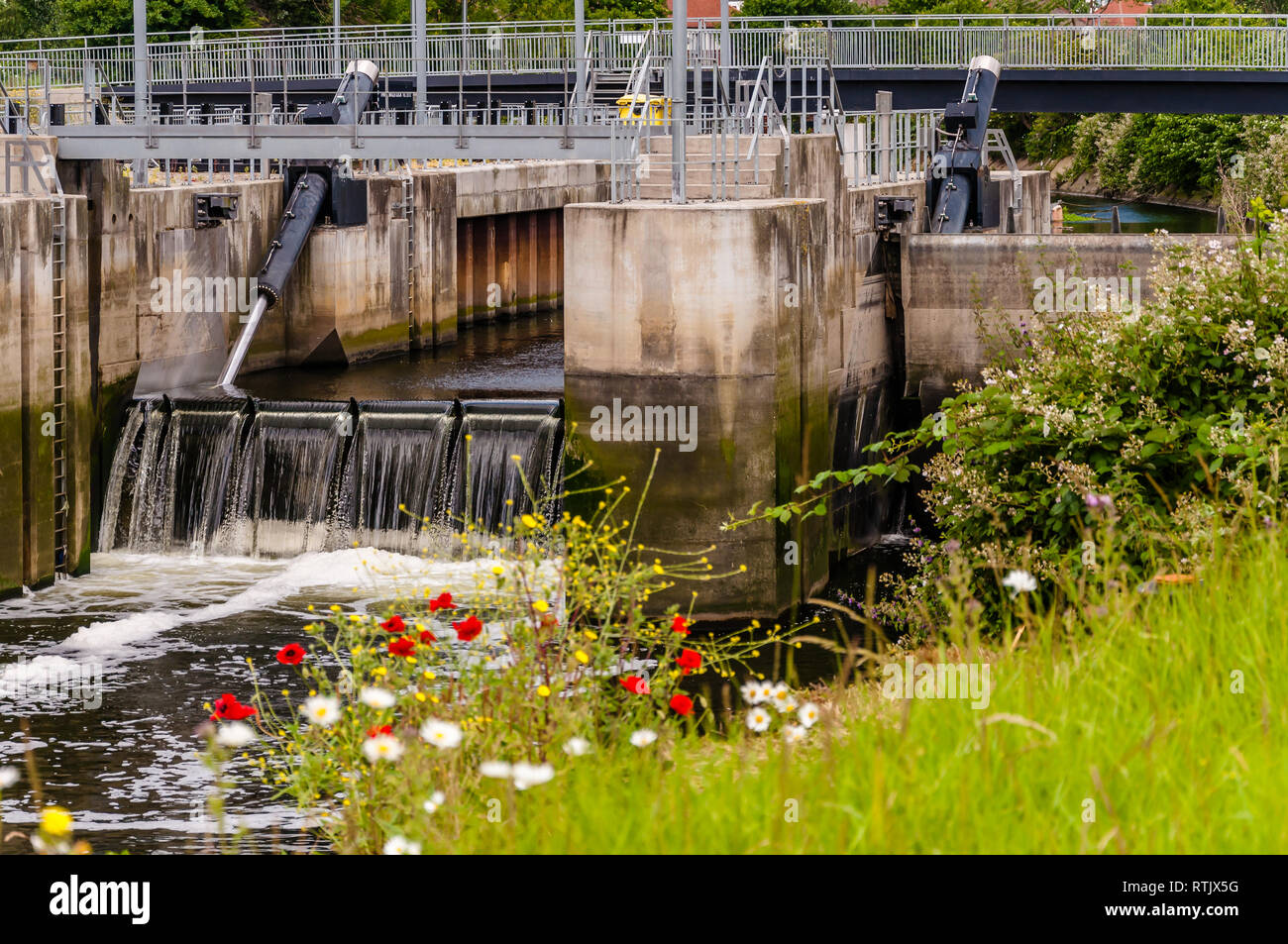 Three Mills Lock, London, England, UK Stock Photo - Alamy