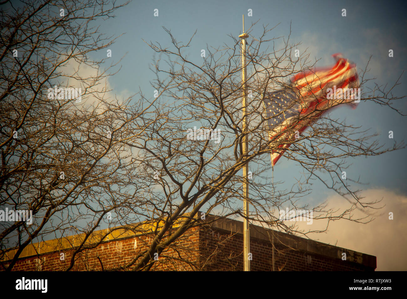 Flying around flagpole national flag hi-res stock photography and ...