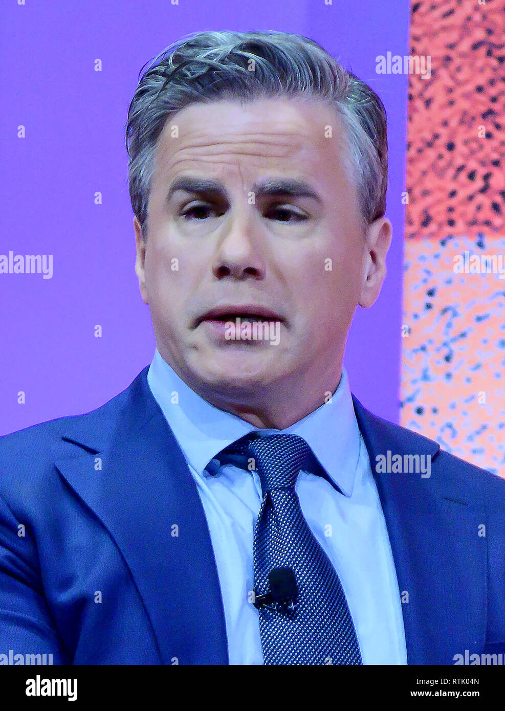 National Harbor, Maryland, USA. 1st Mar, 2019. Tom Fitton, president ...