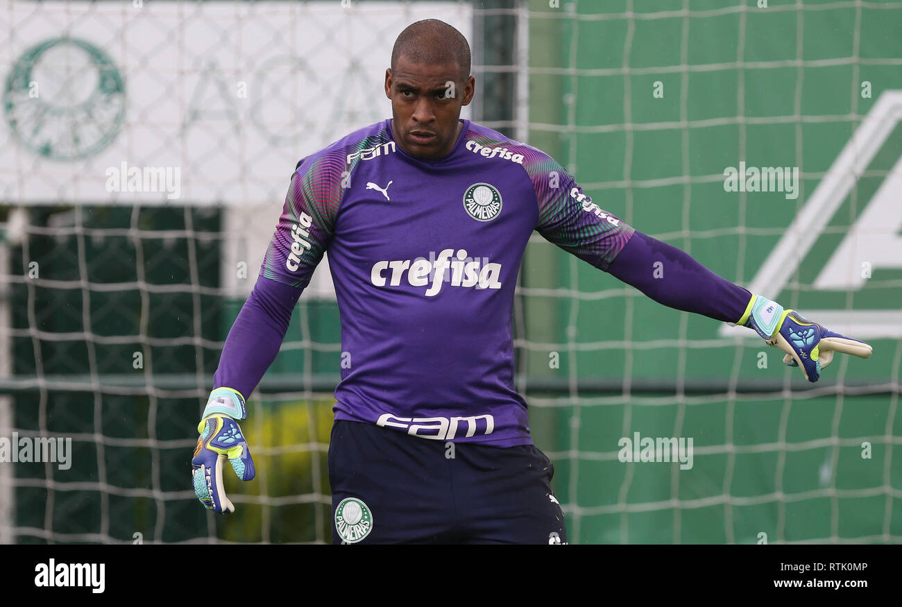 Sao Paulo, Brazil. 1st March, 2019. Goalkeeper Jailson, from SE ...