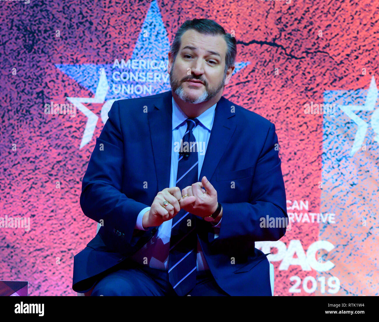 United States Senator Ted Cruz (Republican of Texas) waves as he ...