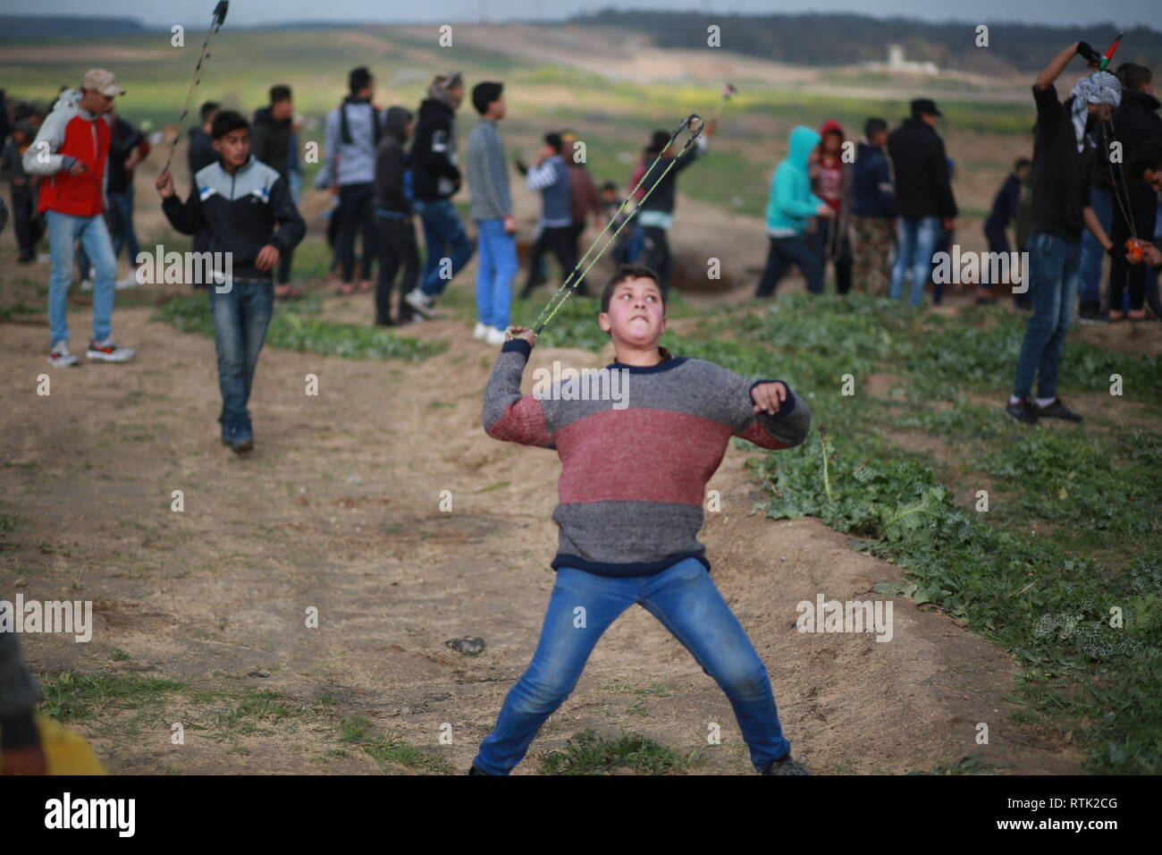 March 1, 2019 - Al-Buraj Refugee Camp, The Gaza Strip, Palestine ...