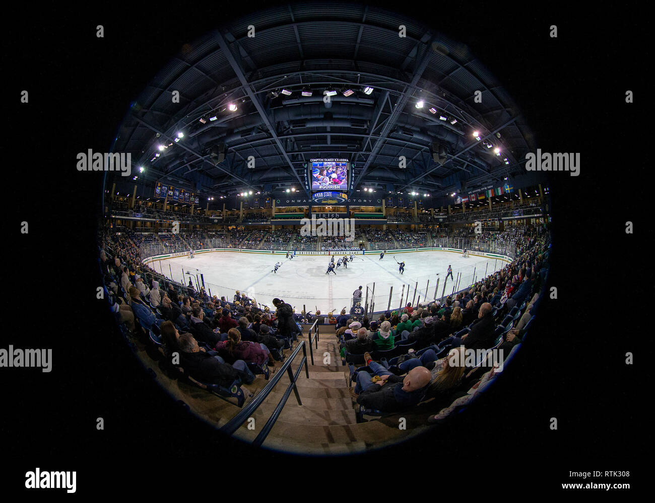 South Bend, Indiana, USA. 01st Mar, 2019. A general view during NCAA ...
