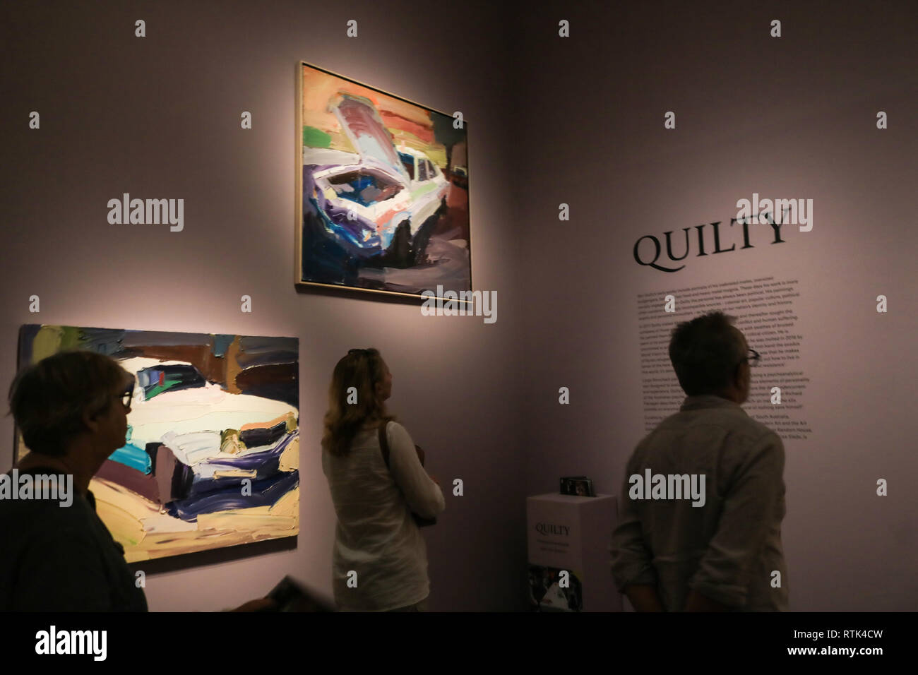 Adelaide, Australia. 2nd Mar, 2019. An exhibition at the gallery of ...