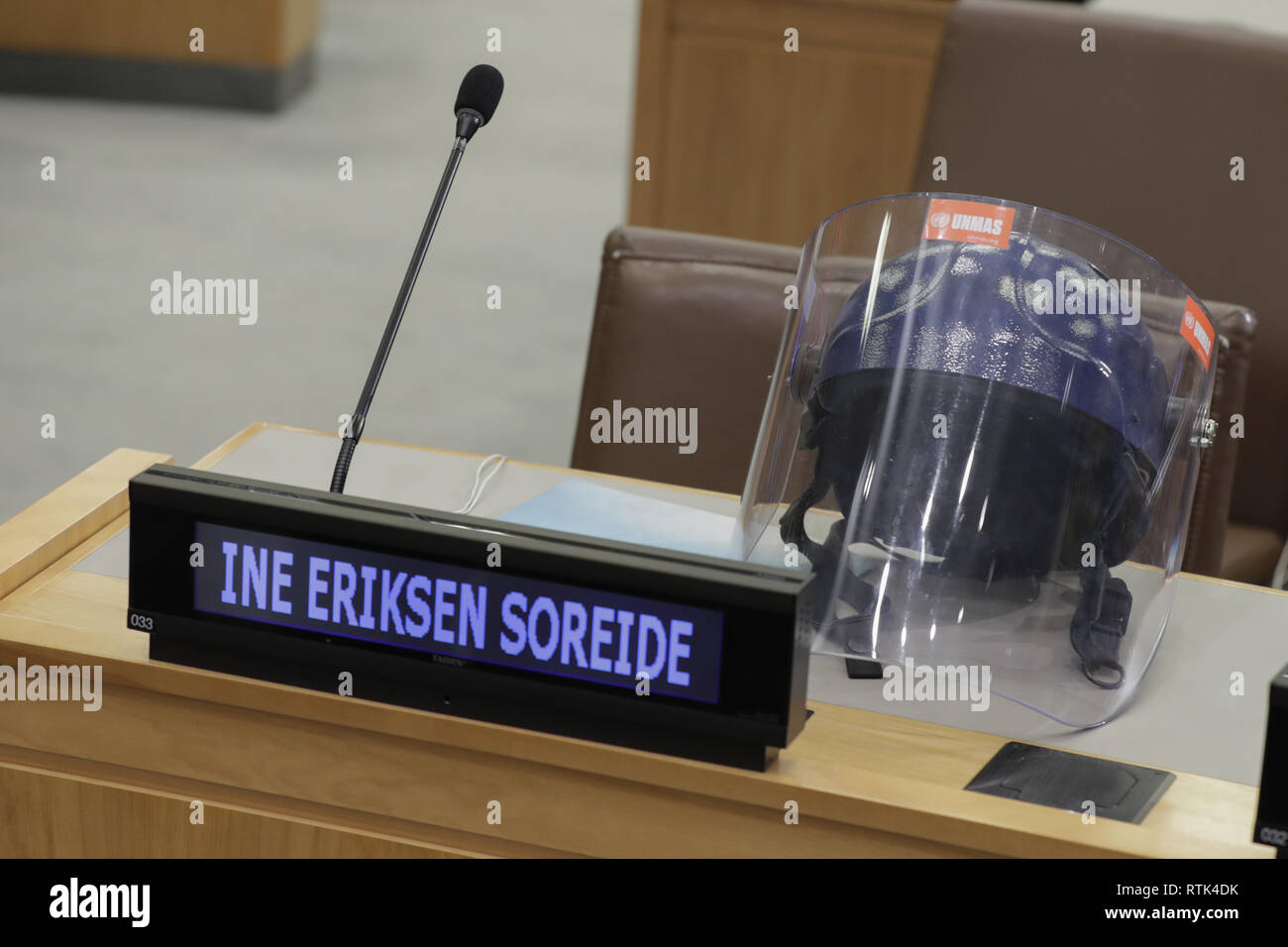 New York, NY, USA. 1st Mar, 2019. United Nations, New York, USA, March ...