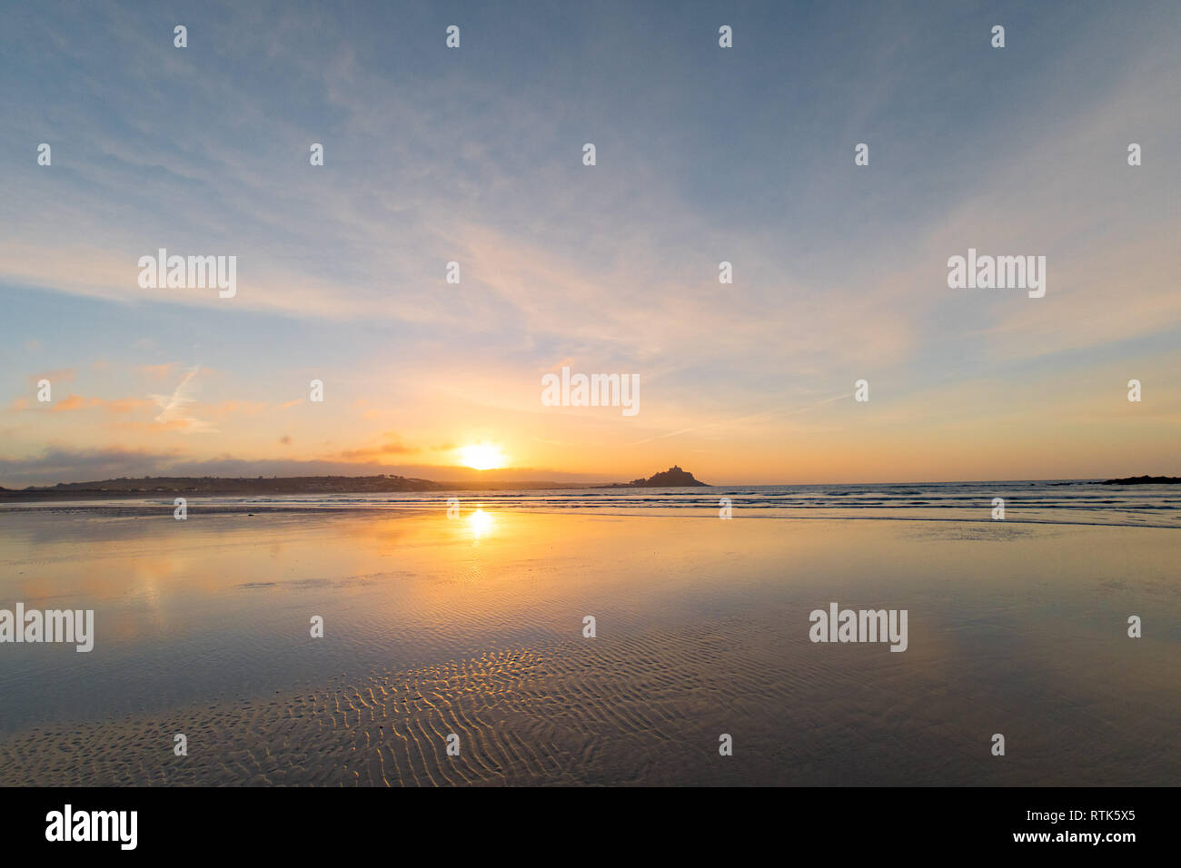 Longrock, Cornwall, UK. 2nd March 2019. UK Weather. There was a clear ...