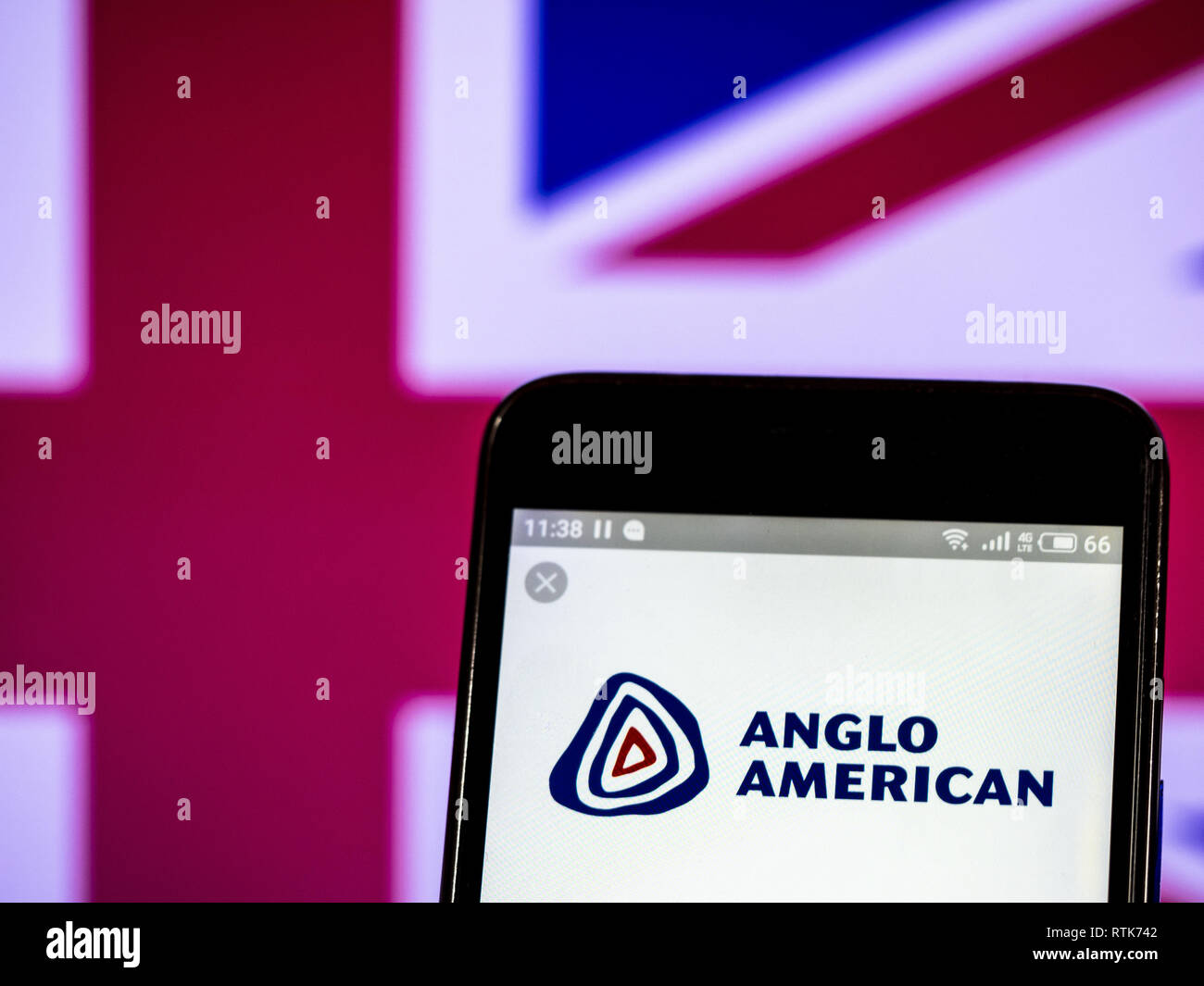 Anglo american logo hi-res stock photography and images - Alamy