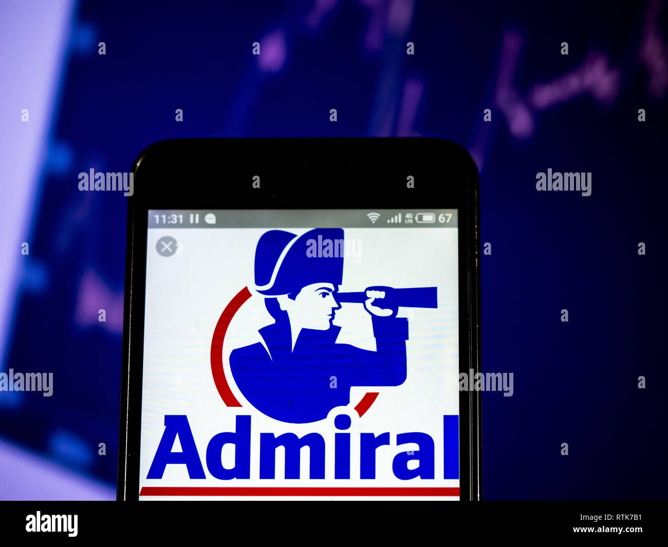 Admiral logo hi-res stock photography and images - Alamy