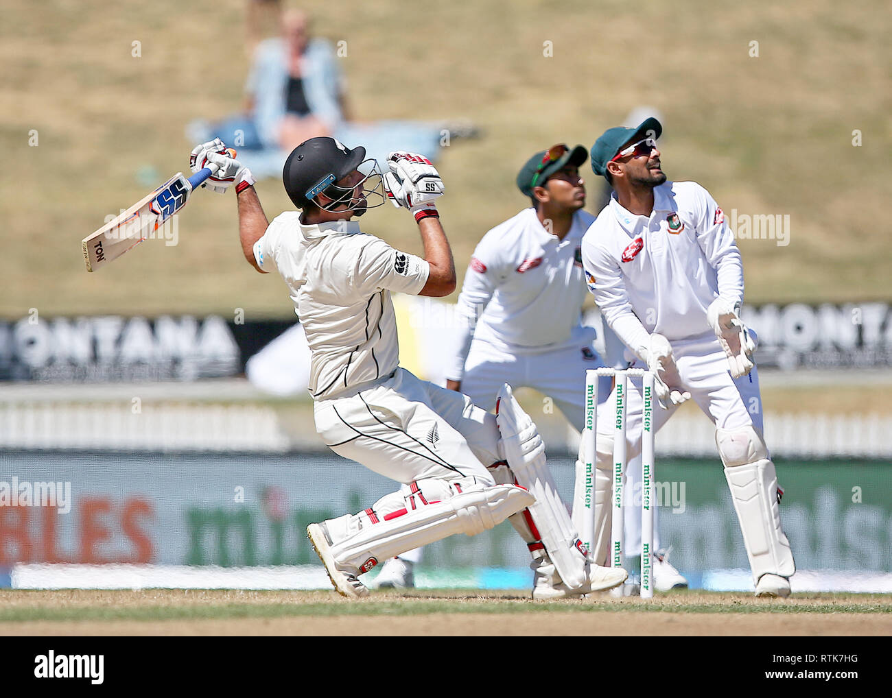 Seddon Park, Hamilton, New Zealand. 2nd Mar, 2019. International Test ...