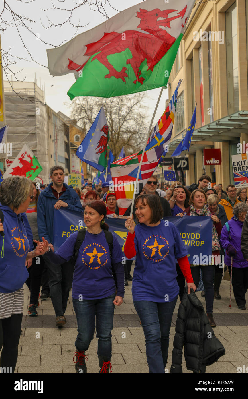 Cardiff, Wales, UK. 2nd March, 2019. Jo Stevens, Cardiff Central MP ...