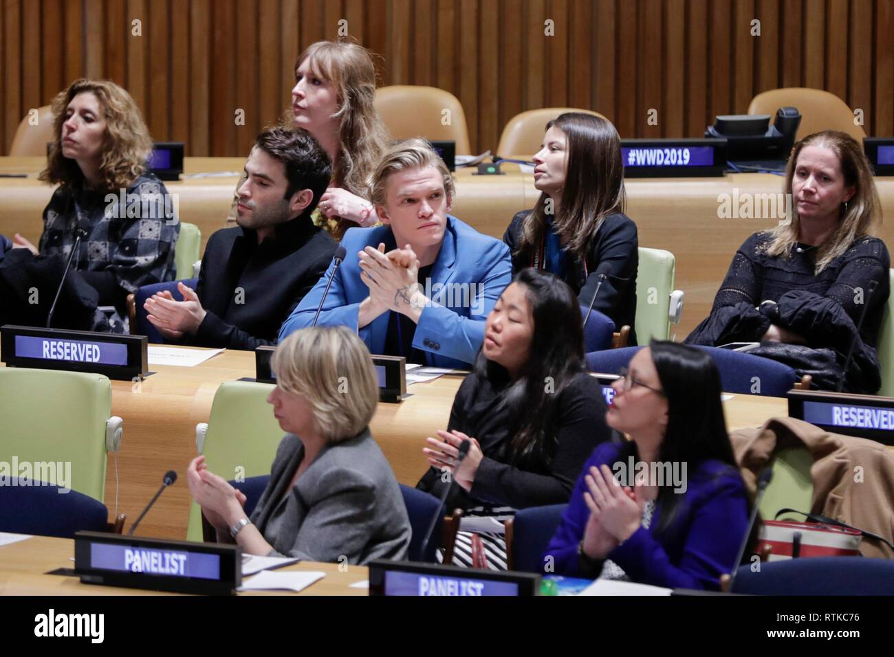 United Nations, New York, USA, March 01, 2019 - Australian Singer Cody ...