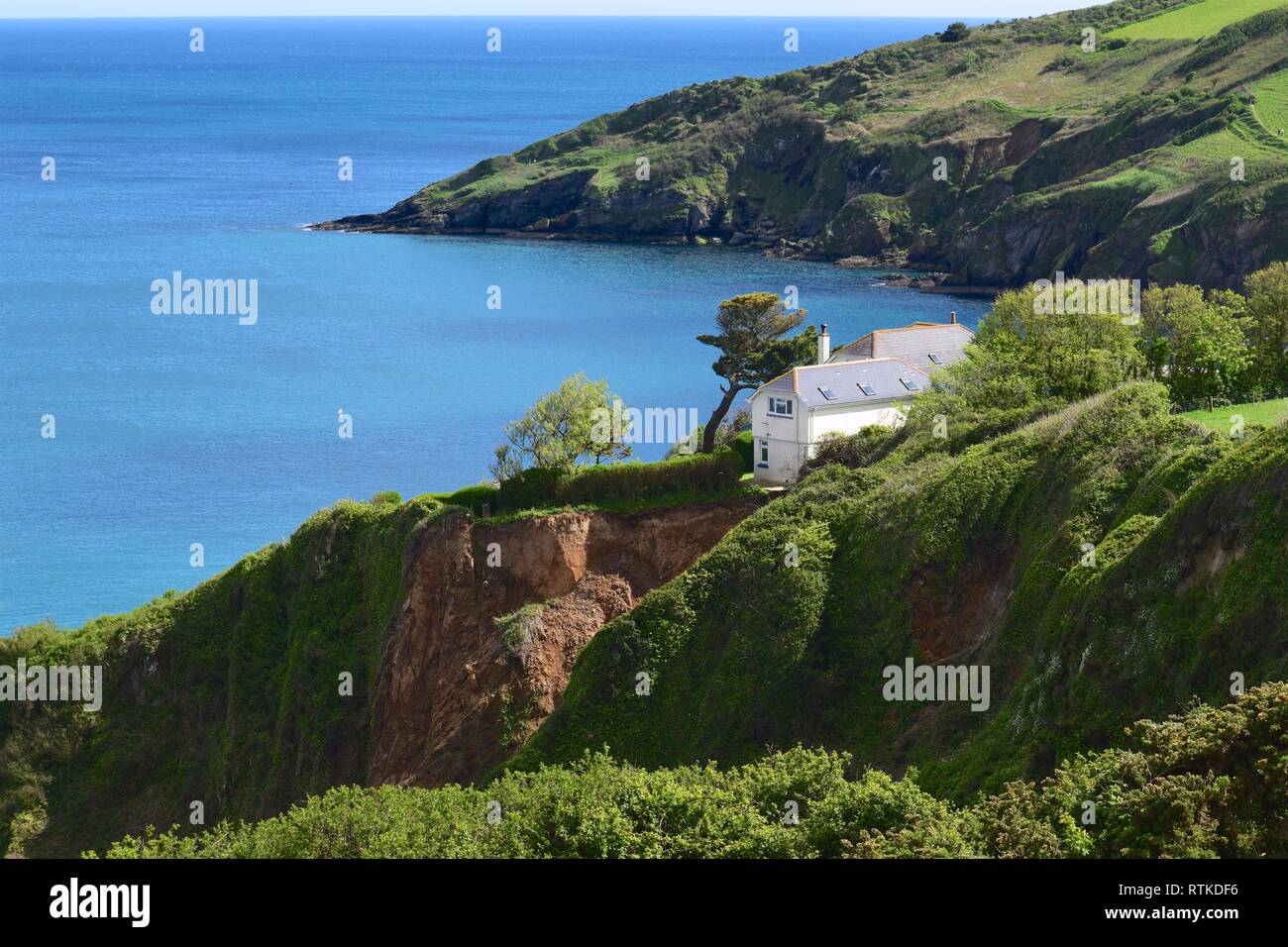 Village by the sea Stock Photo - Alamy