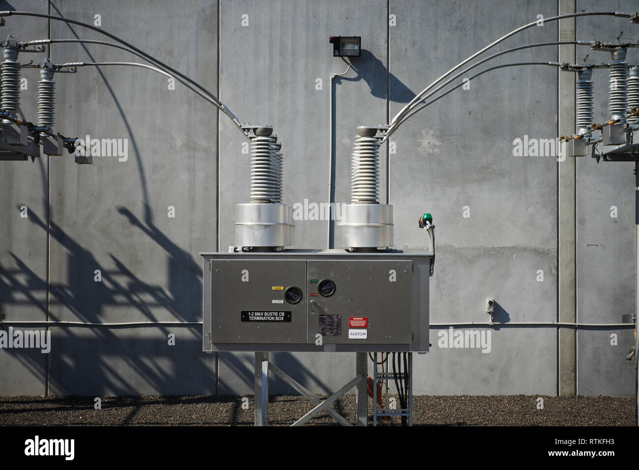 An electrical power plant substation Stock Photo - Alamy