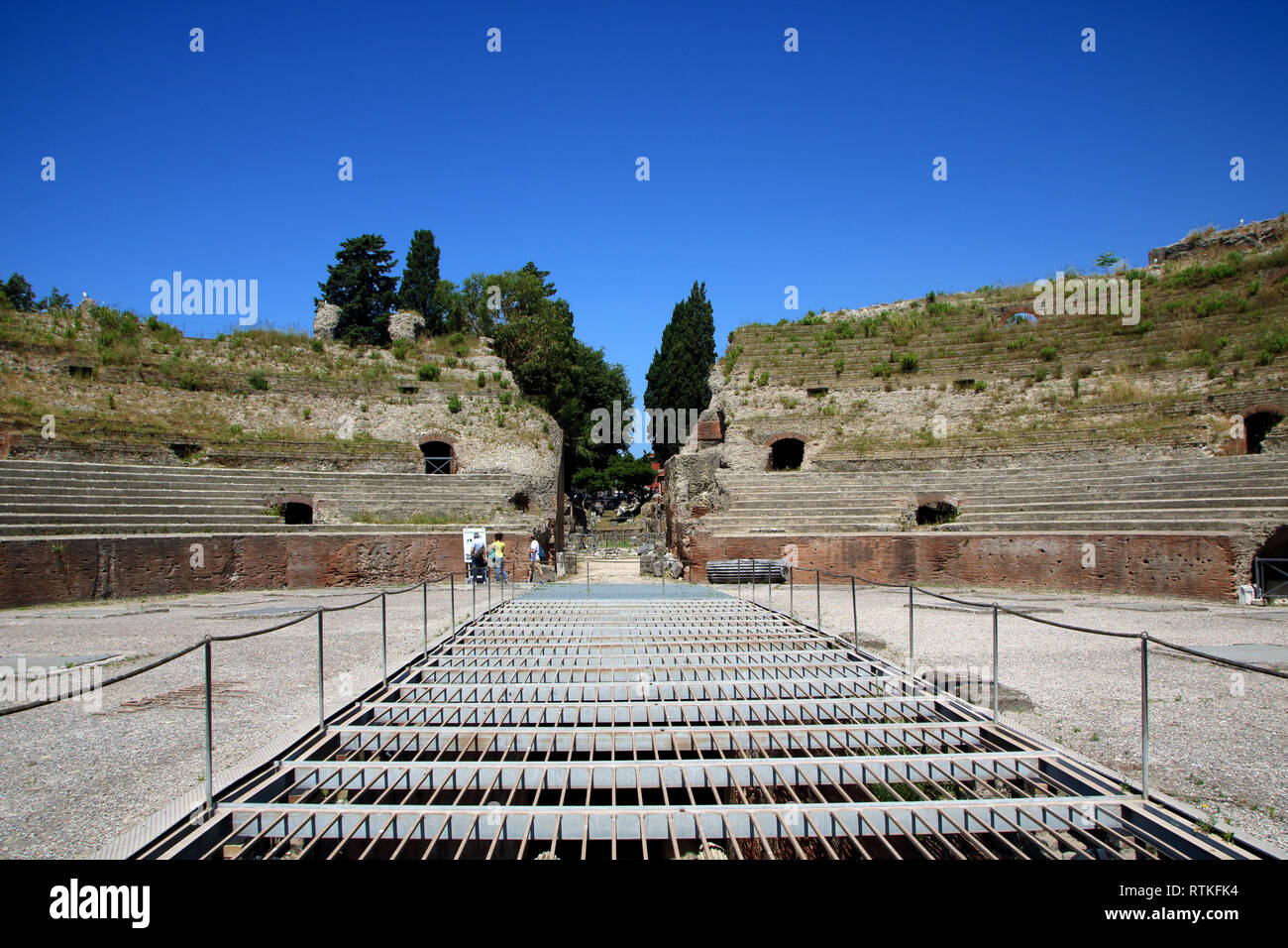 Flavian Amphitheater in Pozzuoli, Italy, the third largest Roman ...
