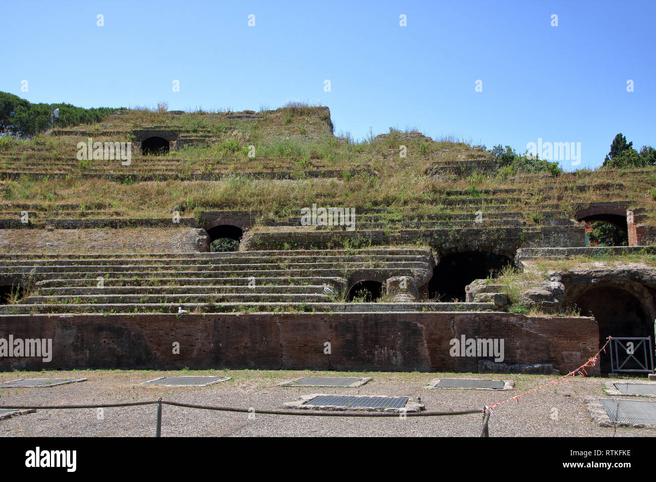 Flavian Amphitheater in Pozzuoli, Italy, the third largest Roman ...