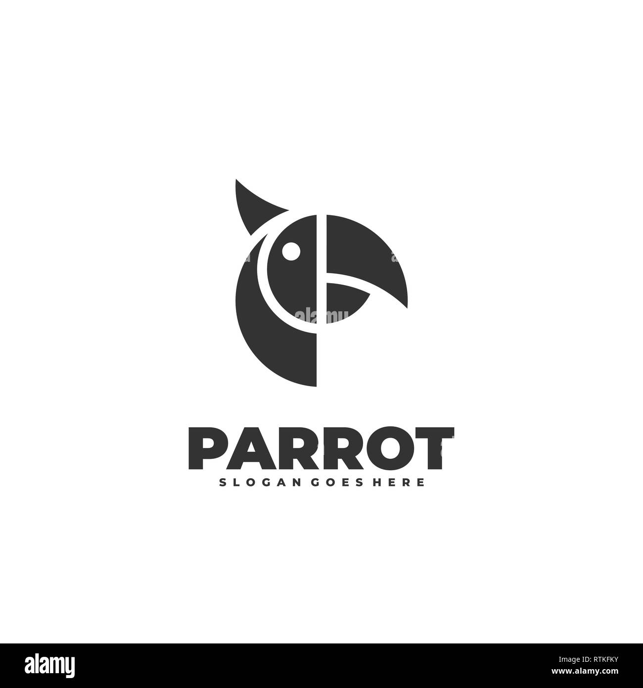 Parrot logo hi-res stock photography and images - Alamy