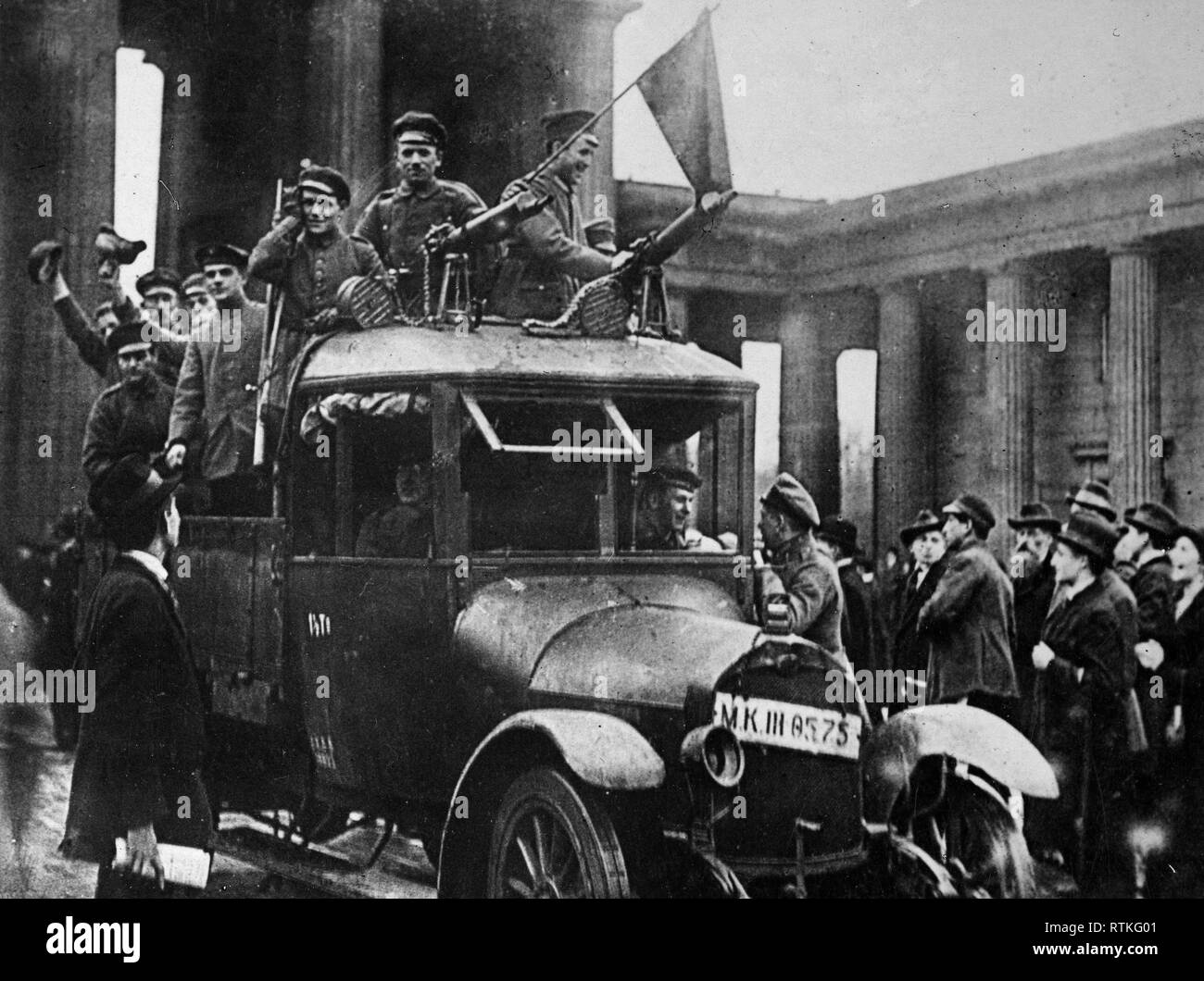 German Revolution - The German Revolution. A motor belonging to the ...