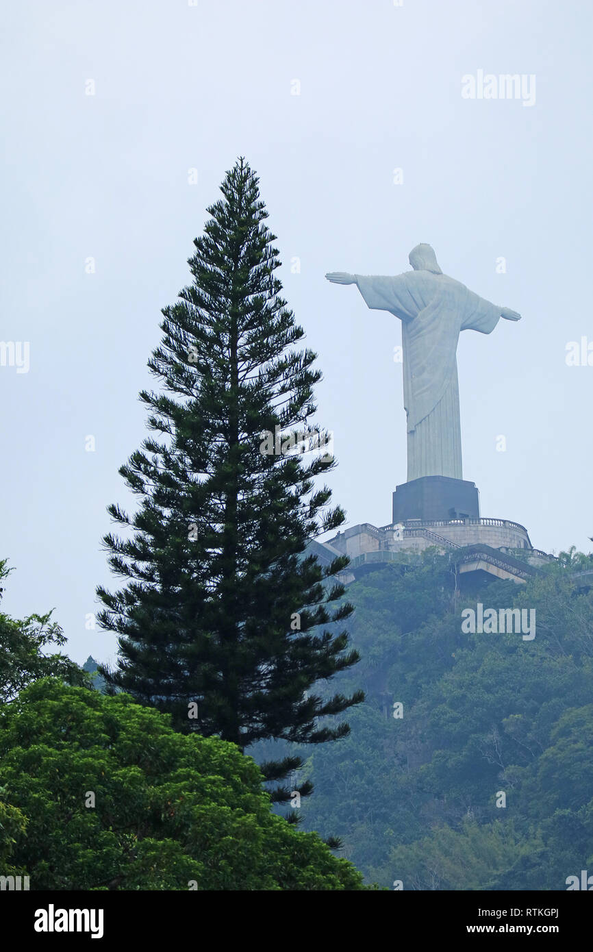 Christ the Redeemer, the Famous Statue at the Peak of Corcovado ...