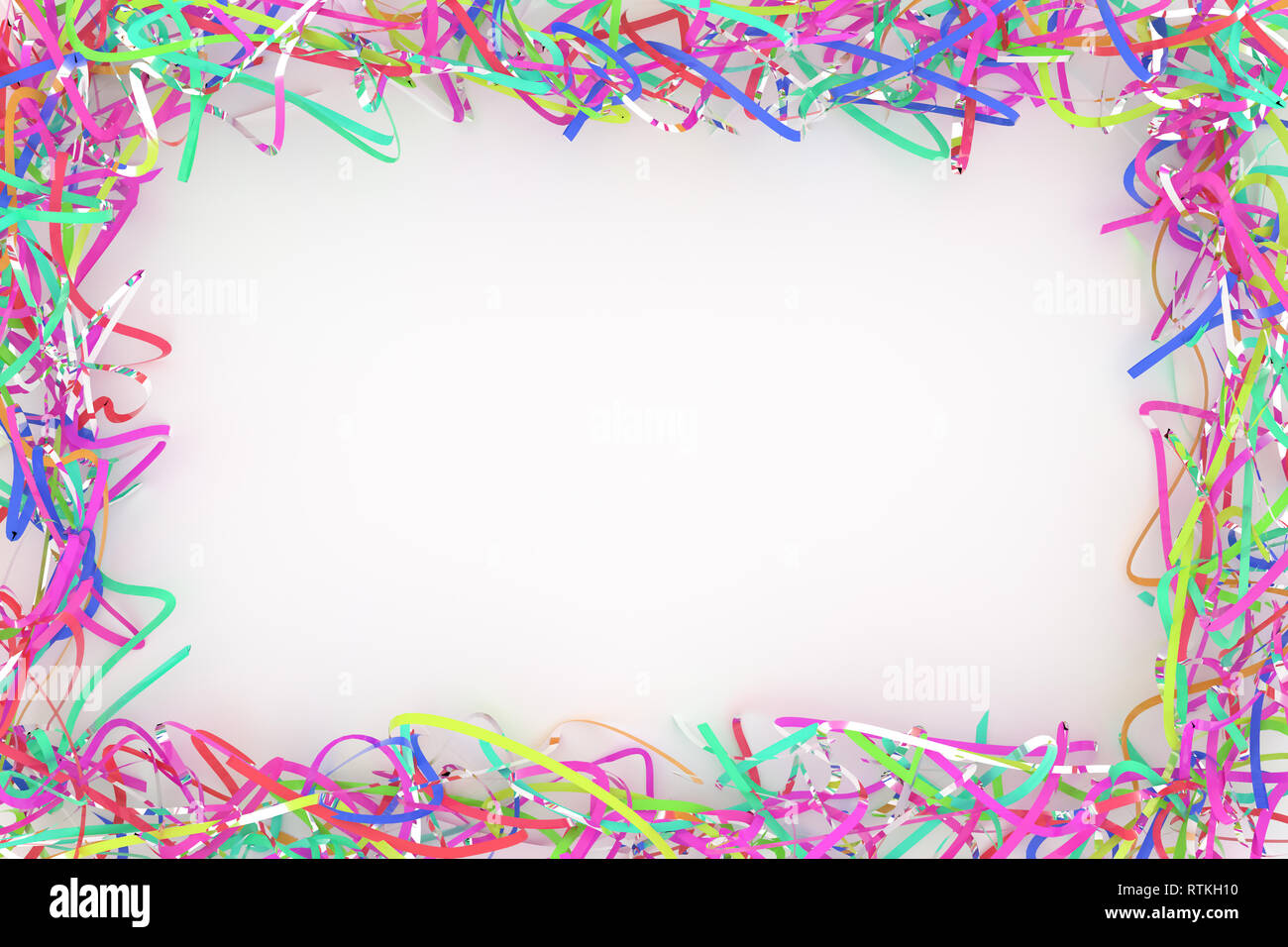 Virtual paper frame, string backdrop, CGI composition. For web page ...