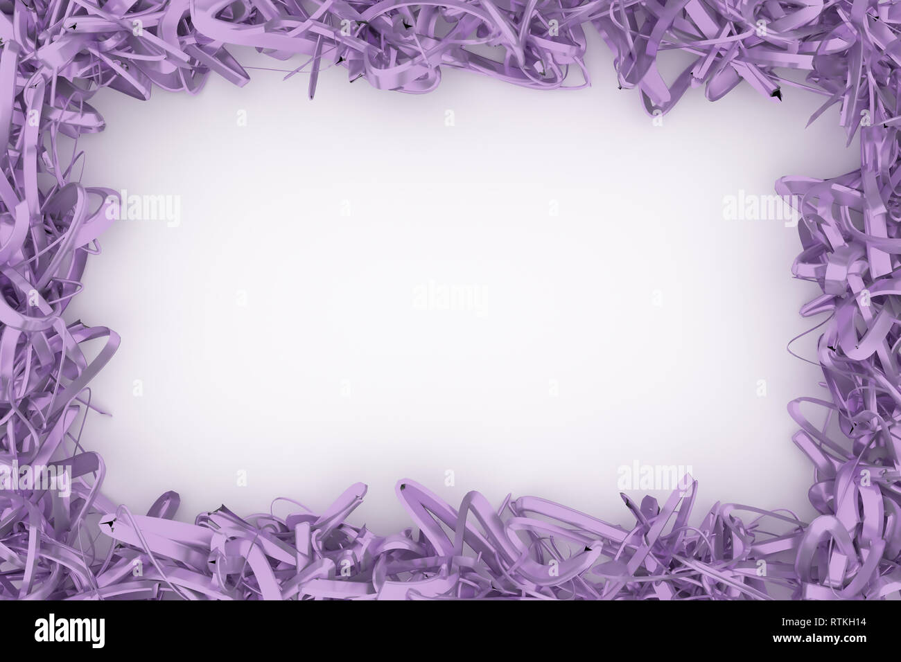 CGI composition, string backdrop virtual paper frame, for design ...