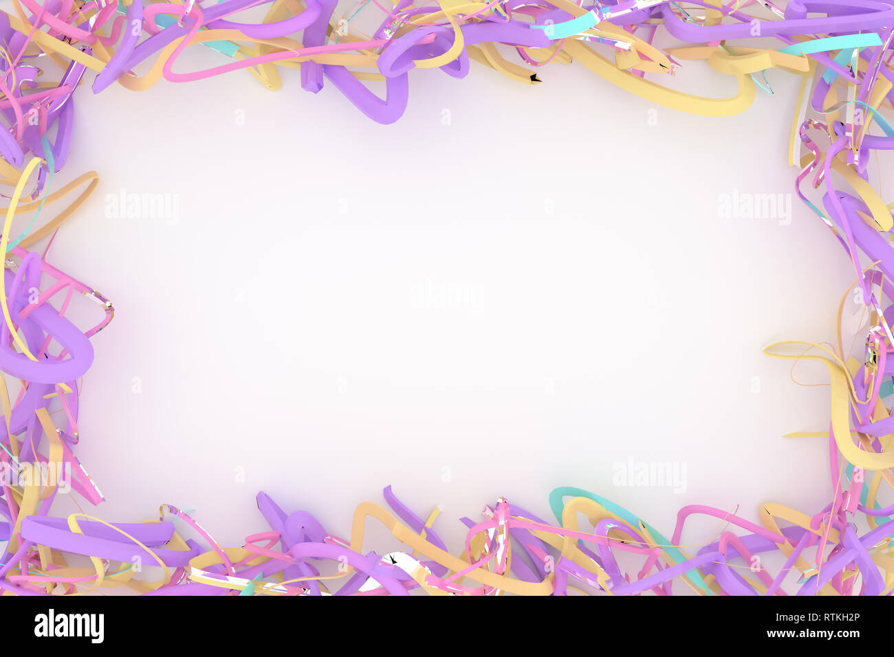 Background abstract, string backdrop virtual paper frame CGI ...