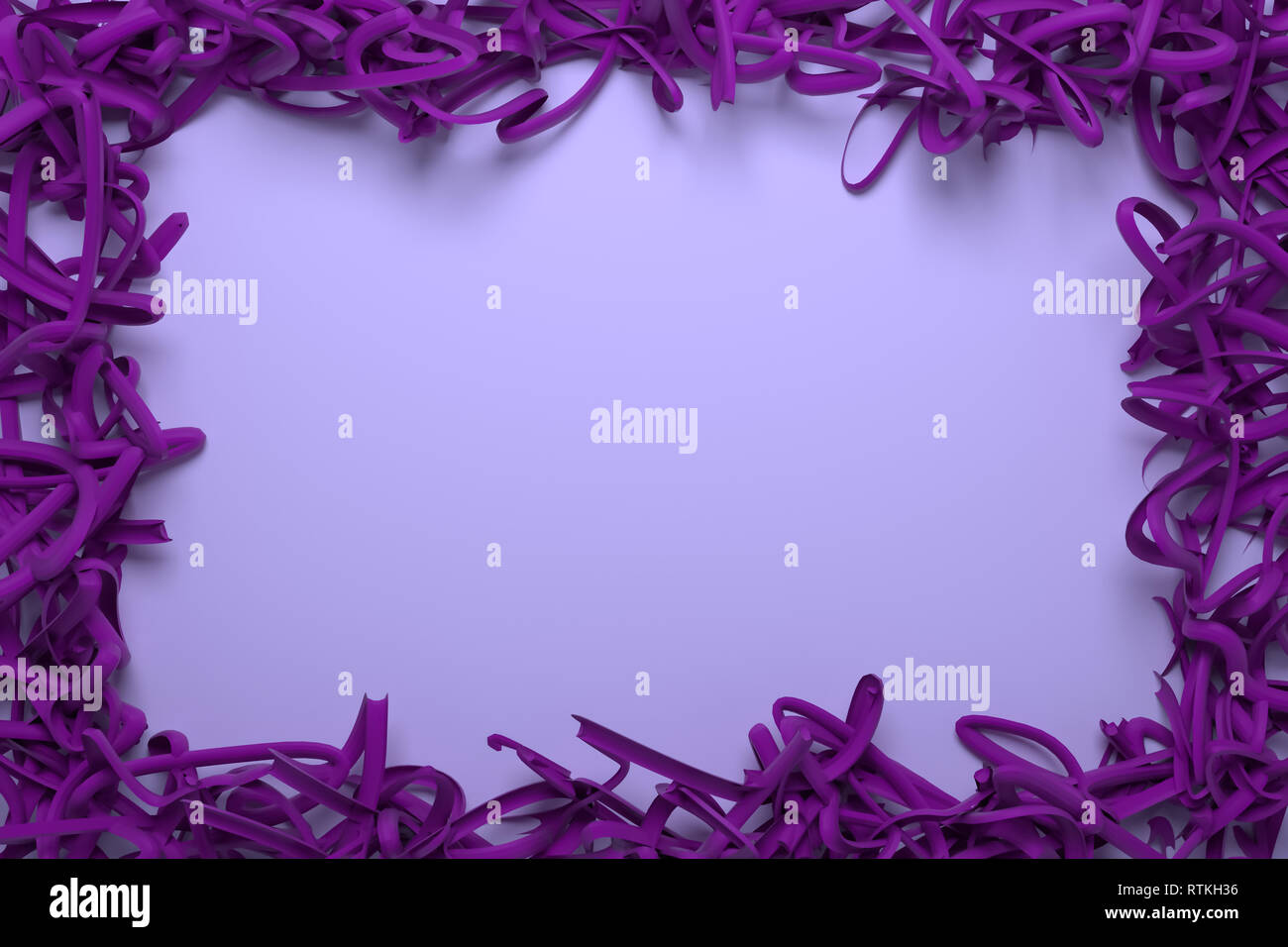Virtual paper frame, string backdrop, CGI composition. For web page ...