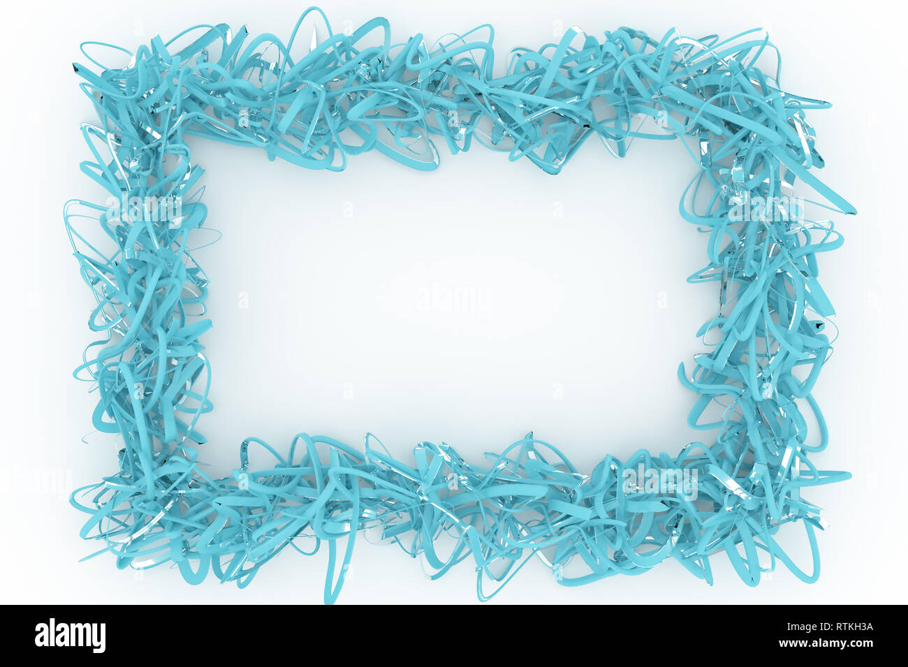Virtual paper frame, string backdrop, CGI composition. For web page ...