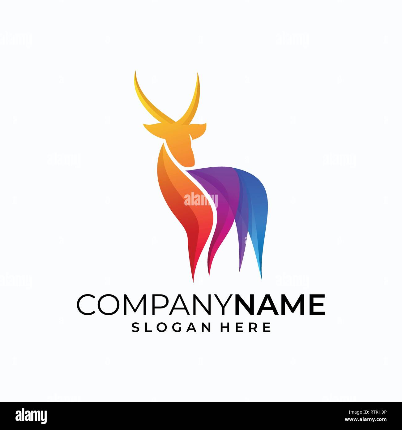 Cartoon deer design Stock Vector Images - Alamy