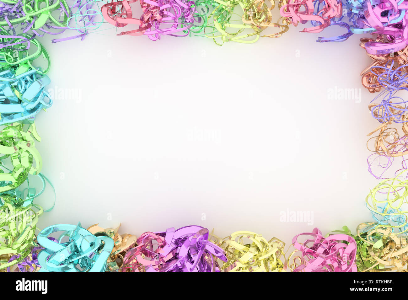 Virtual paper frame, string backdrop, CGI composition. For web page ...
