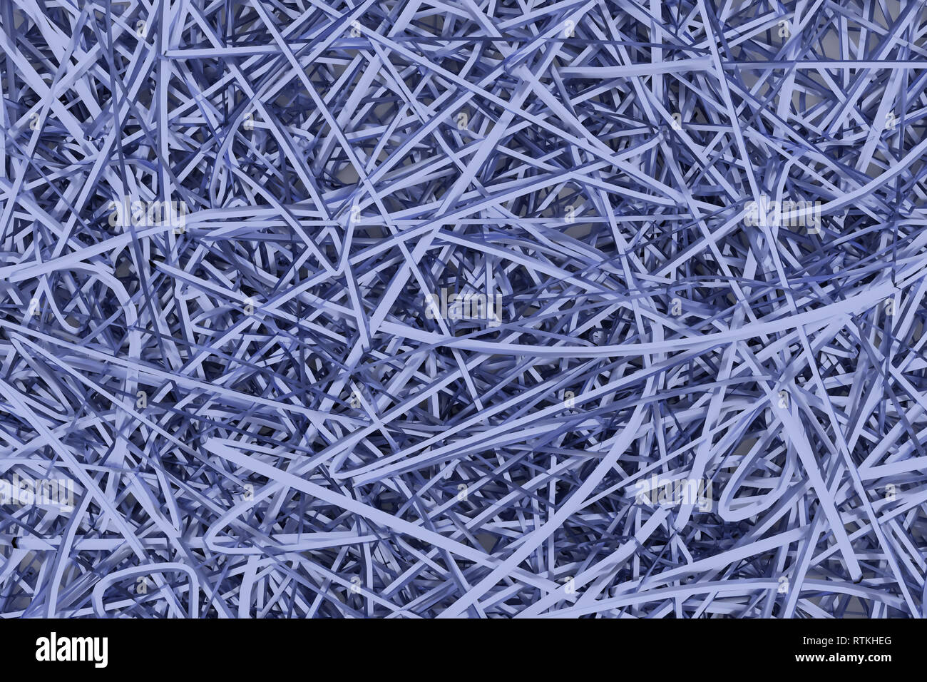 CGI composition, messy strings virtual backdrop, for design texture or ...