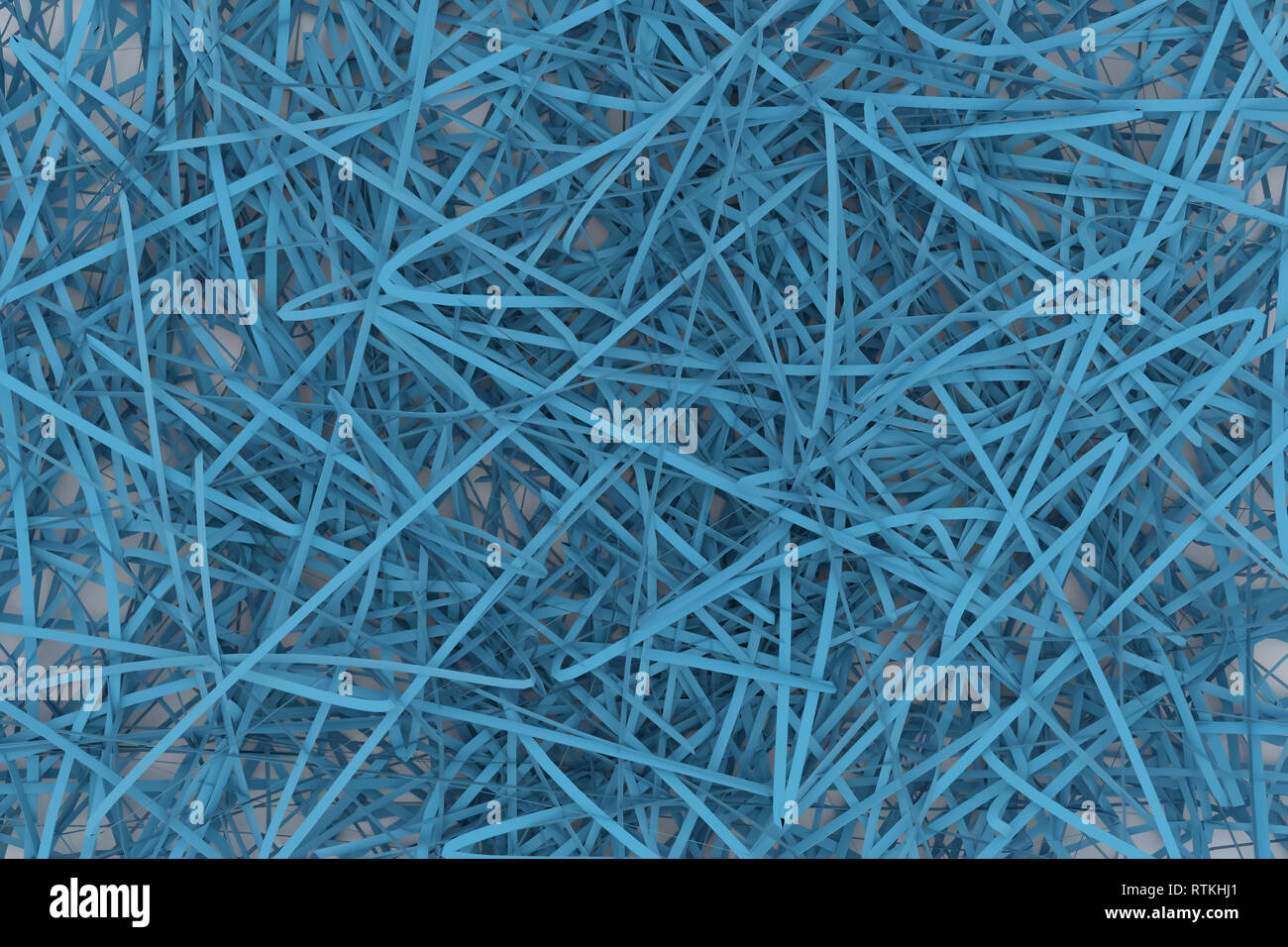 Messy strings virtual backdrop, illustrations of CGI composition, for ...
