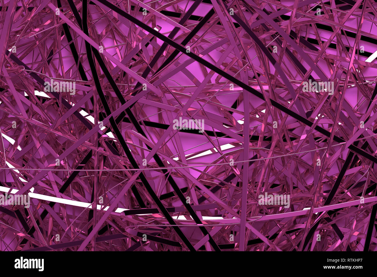 Background abstract, messy strings virtual backdrop CGI composition ...