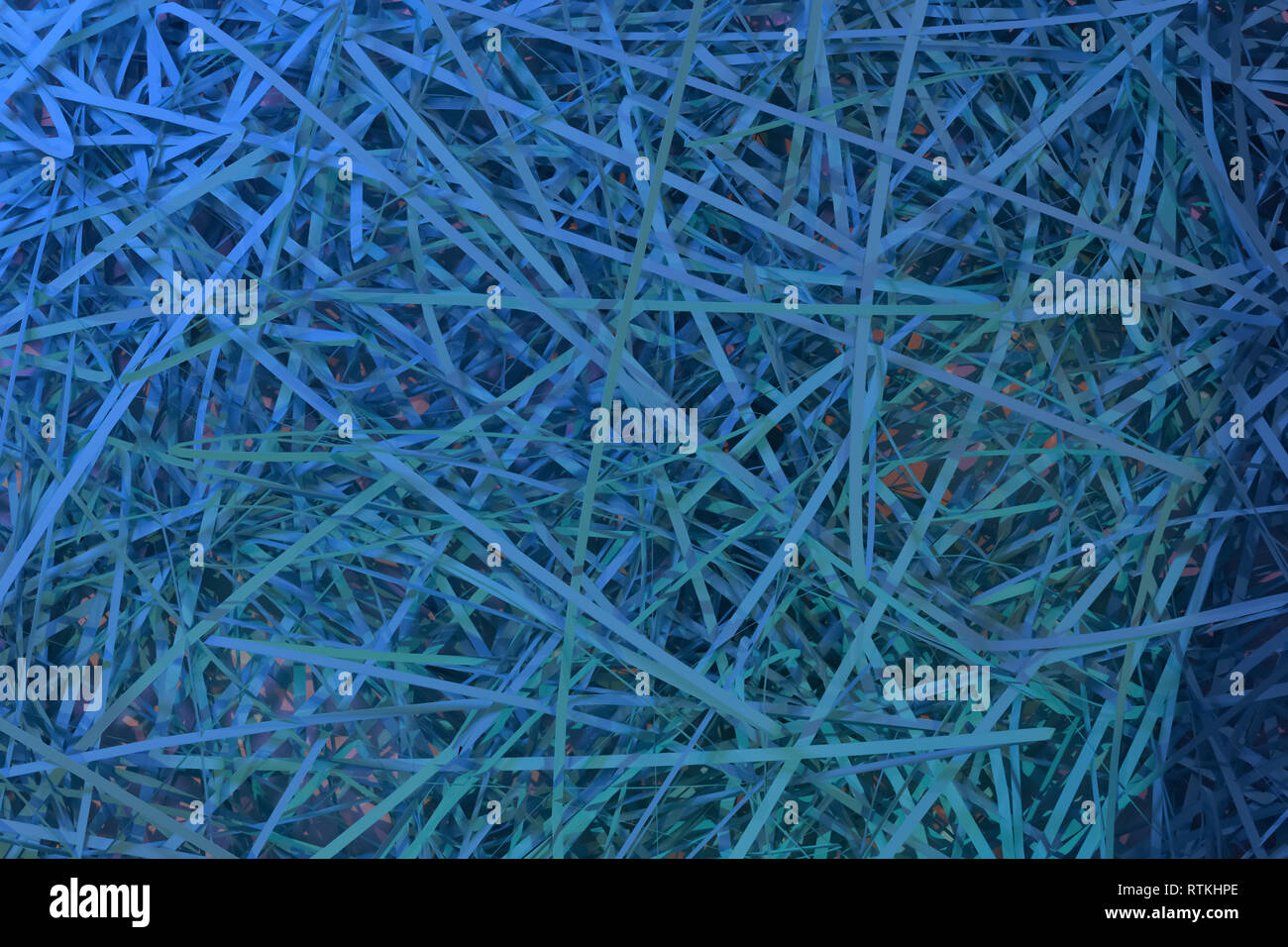 Background abstract, messy strings virtual backdrop CGI composition ...