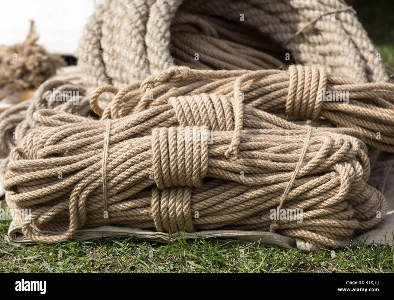 coil of rope Stock Photo - Alamy
