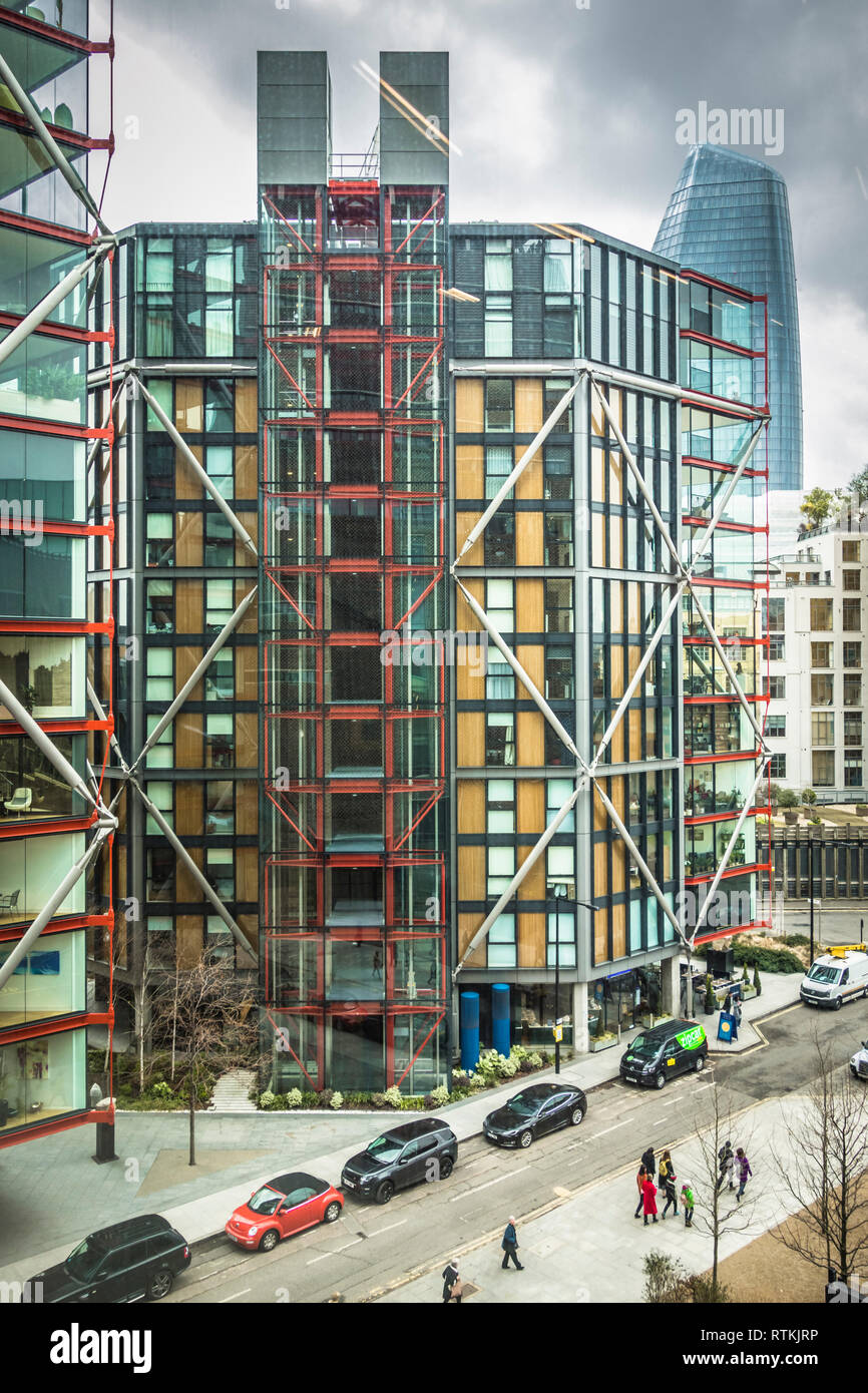 The Neo Bankside apartments as seen from the Switch House, Tate Modern ...
