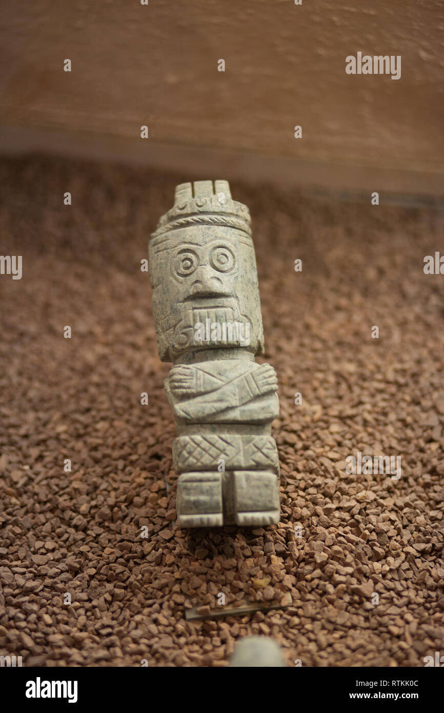Aztec sculptures found on display at the Museum of Tenochtitlan near ...