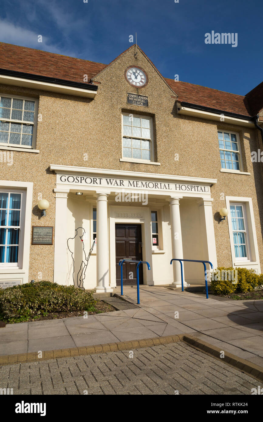 Gosport war memorial hospital hi-res stock photography and images - Alamy
