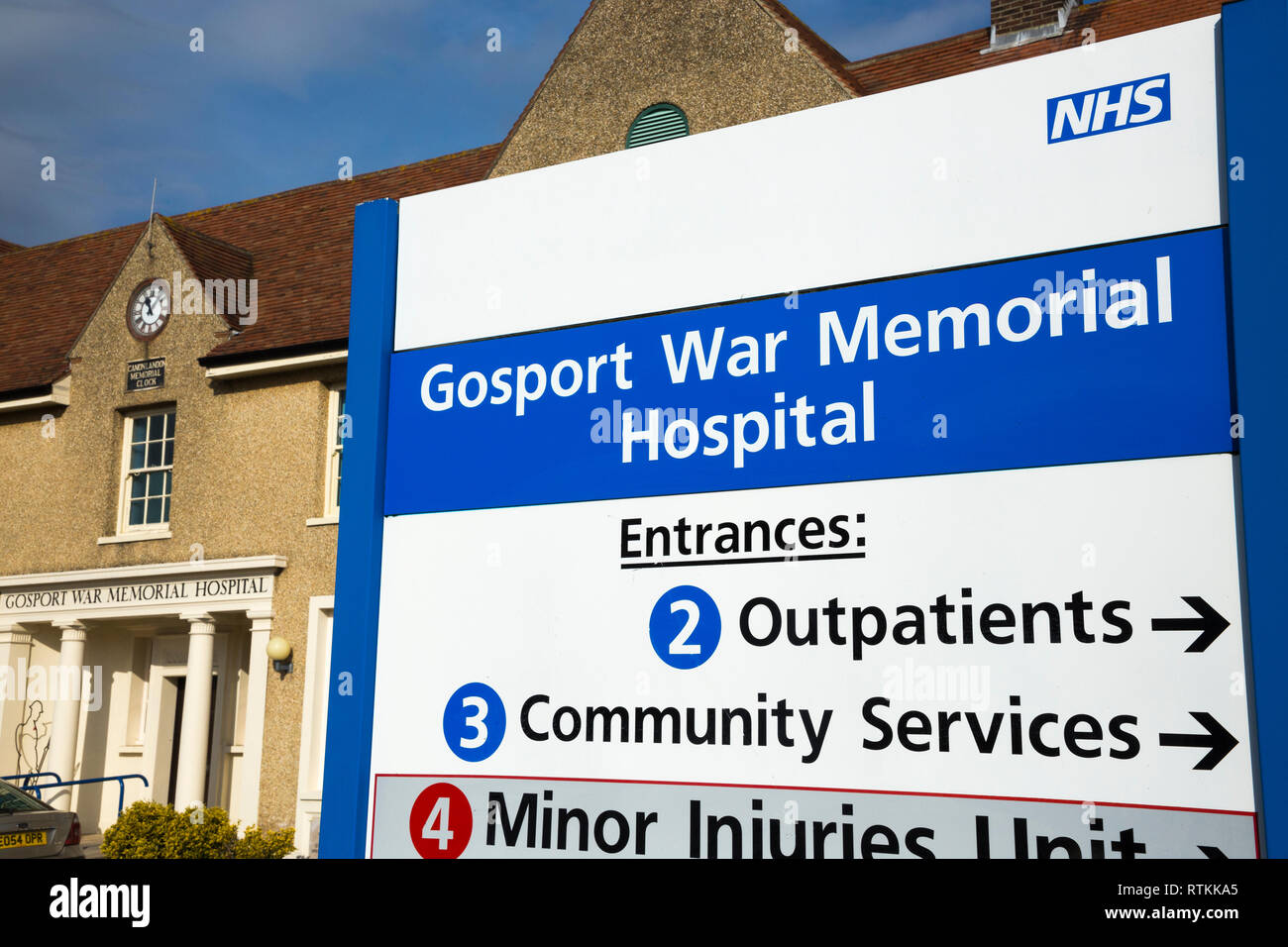 Gosport war memorial hospital hi-res stock photography and images - Alamy