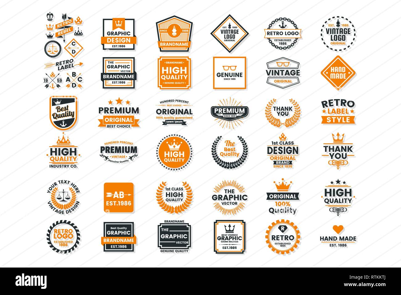 Vintage Retro Vector Logo for banner, poster, flyer Stock Vector Image ...