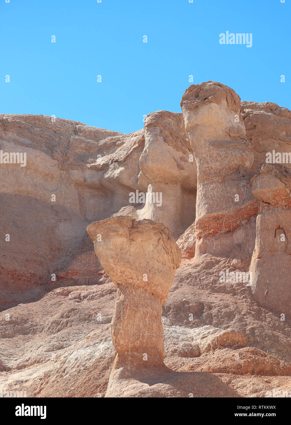 Geologic formations at Al Qara caves in Saudi Arabia Stock Photo - Alamy