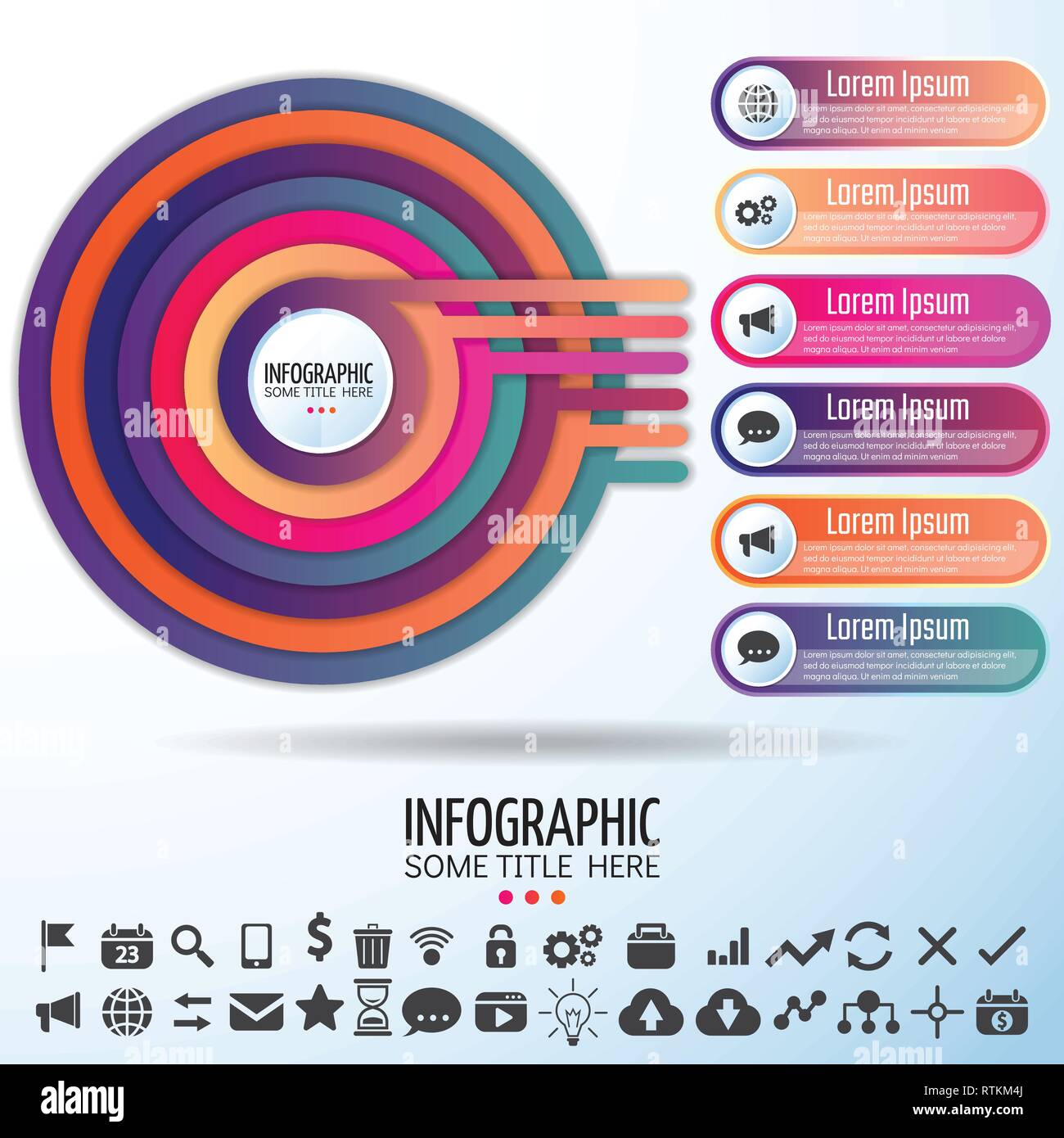 Infographics Design Template,Vector Illustration Stock Vector Image ...