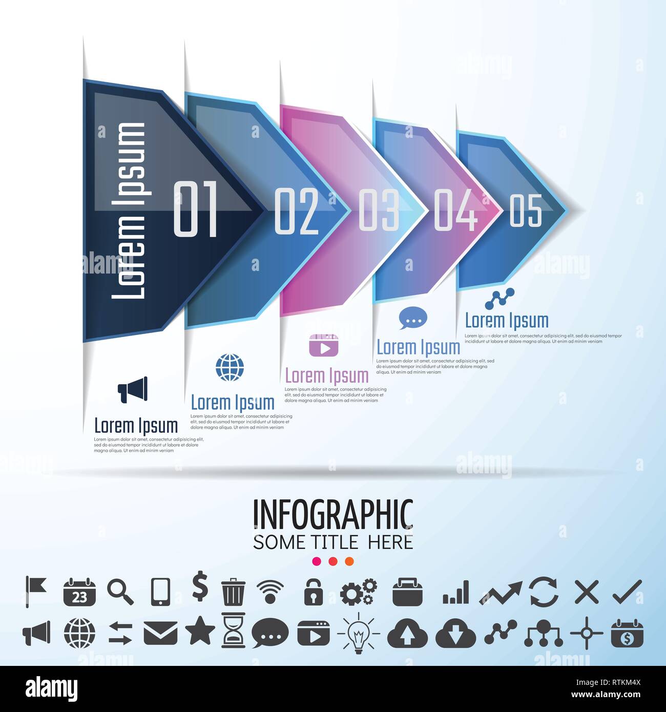 Infographics Design Template,Vector Illustration Stock Vector Image ...