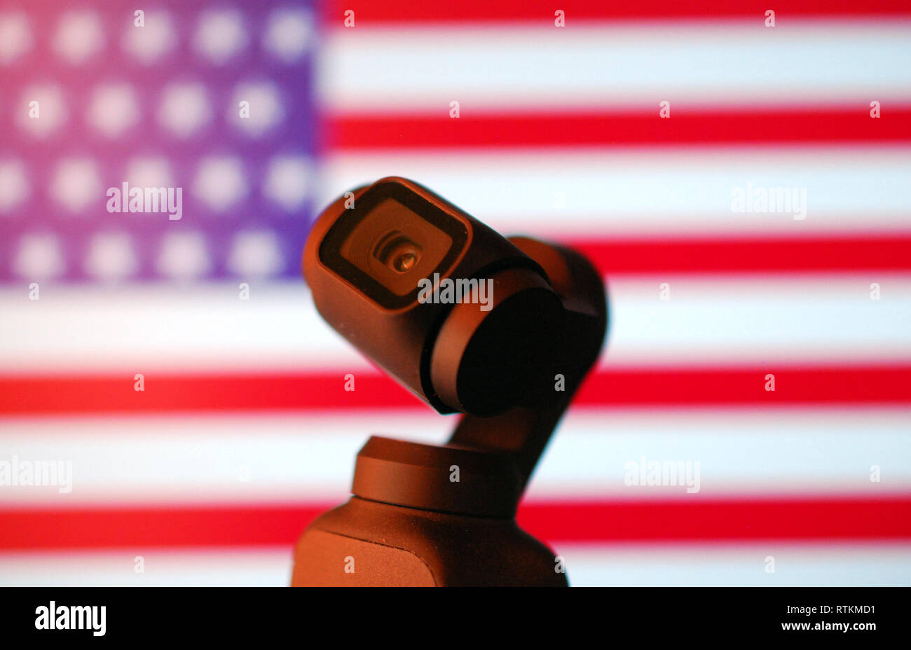 Handheld flag hi-res stock photography and images - Alamy